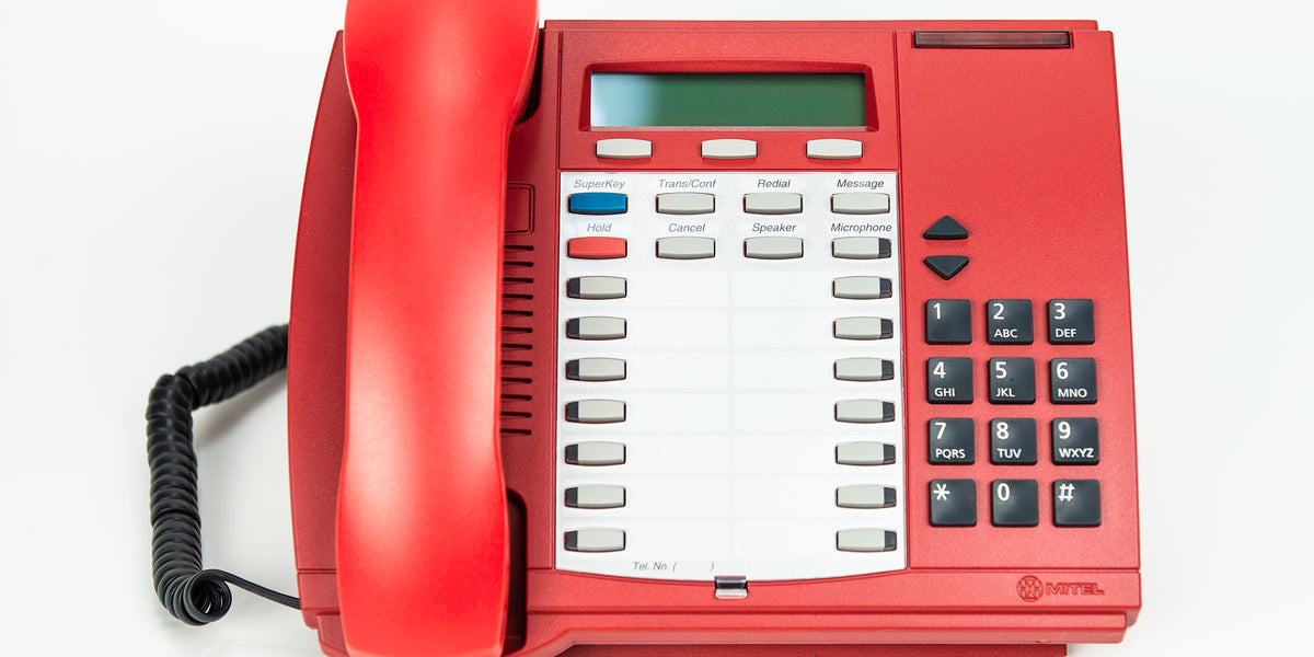 Emergency Red Mitel Superset 4025 Telephone - Professionally ...
